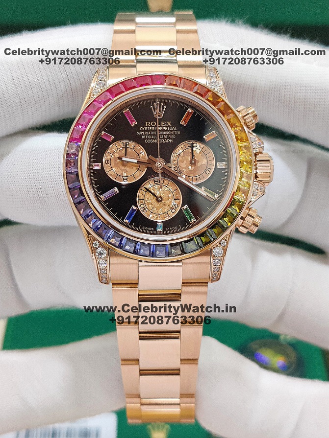 Best Rolex Daytona Rainbow Super Clone 1 1 Replica Watches Best Rolex Daytona Rainbow Super Clone 1 1 Replica Watches